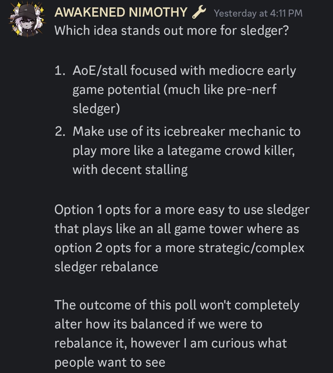 Sledger Rework/Rebalance | Fandom