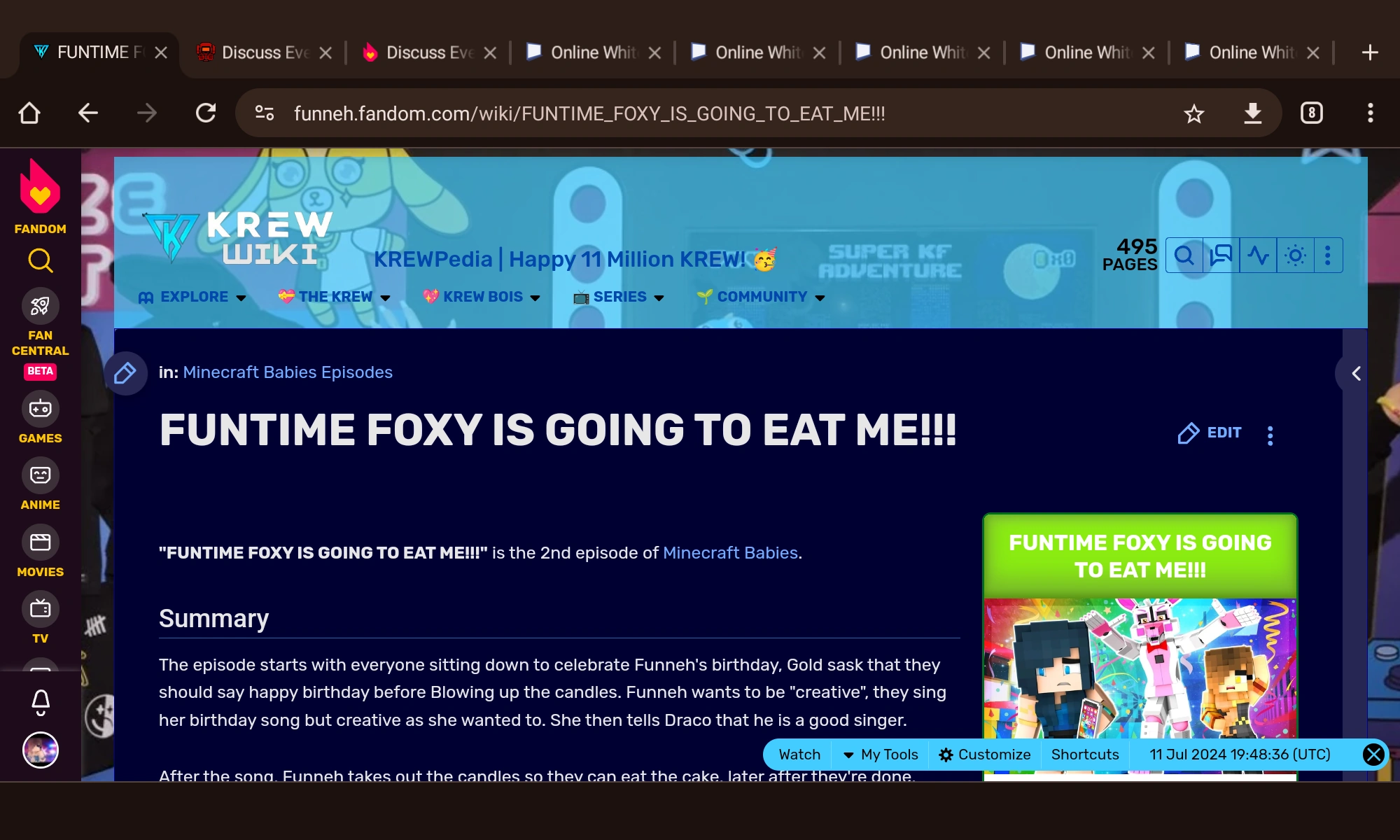 I'm surprised that purple guy didn't try to kill and shove the krew ...