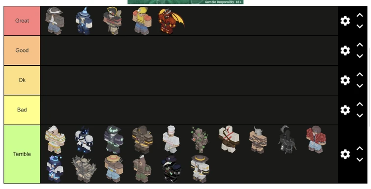 ROBLOX Bedwars Kits Tier List Updated October 1st | Fandom