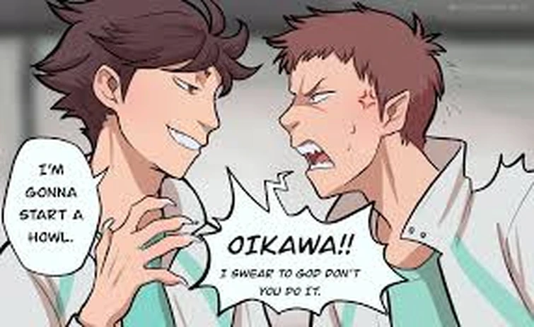 Aoba Johsai Werewolf au (Oikawa attempts to start a howl) | Fandom