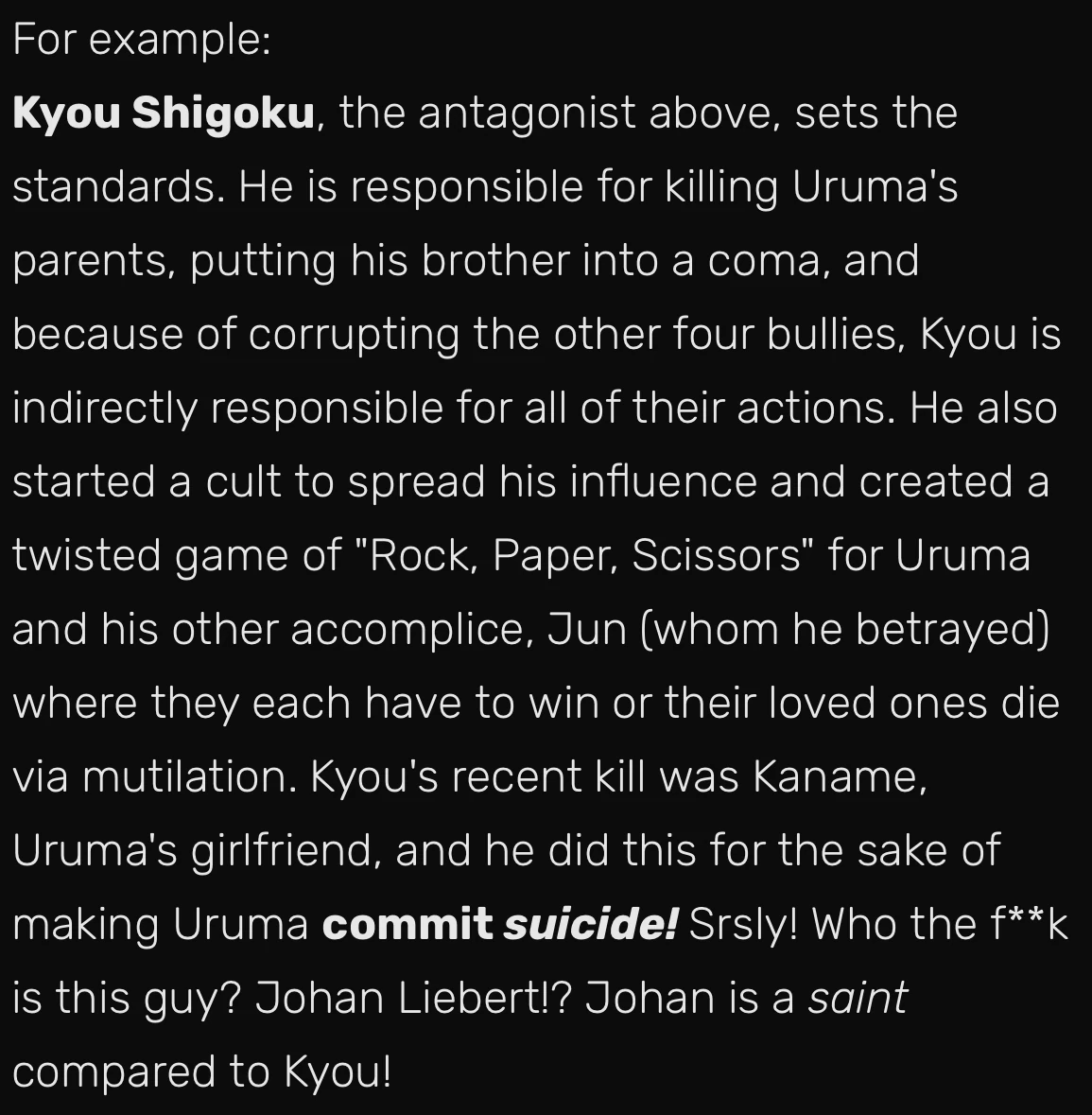 Hello, Villains Wiki! | Fandom