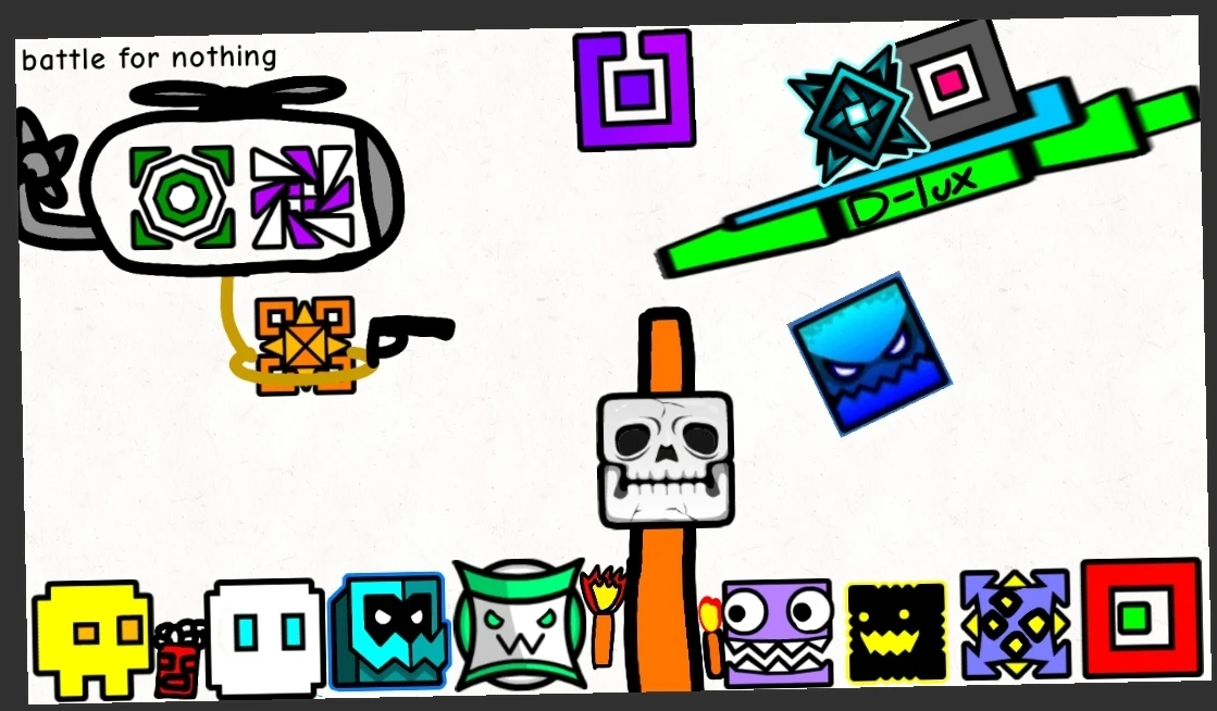 If you wnat to be in the drawing too give me your username in gd | Fandom