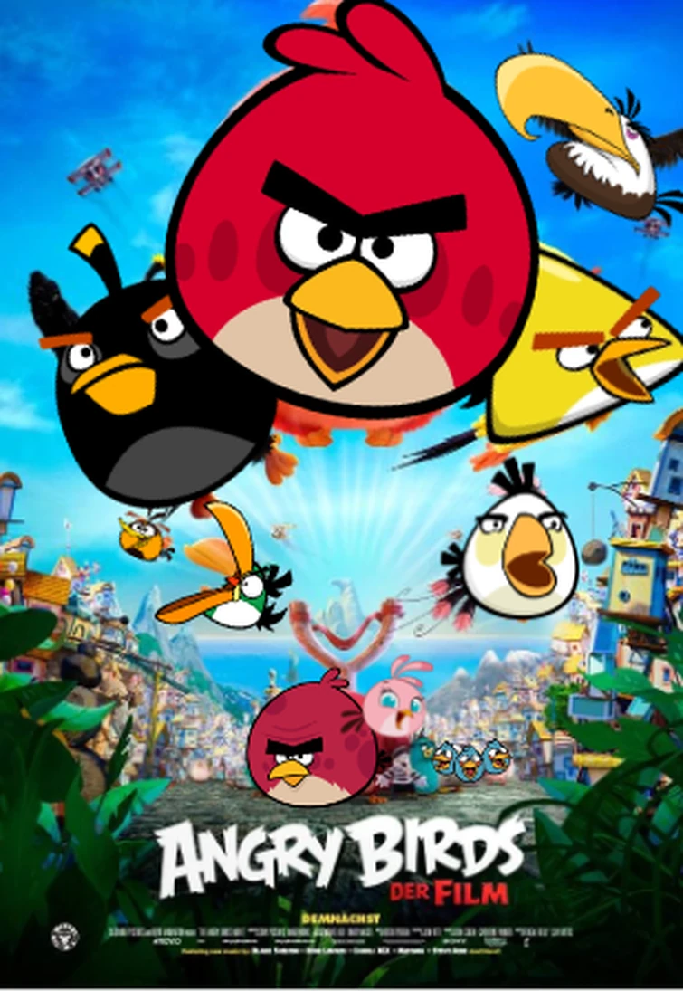 Fixed Angry Birds Movie poster | Fandom