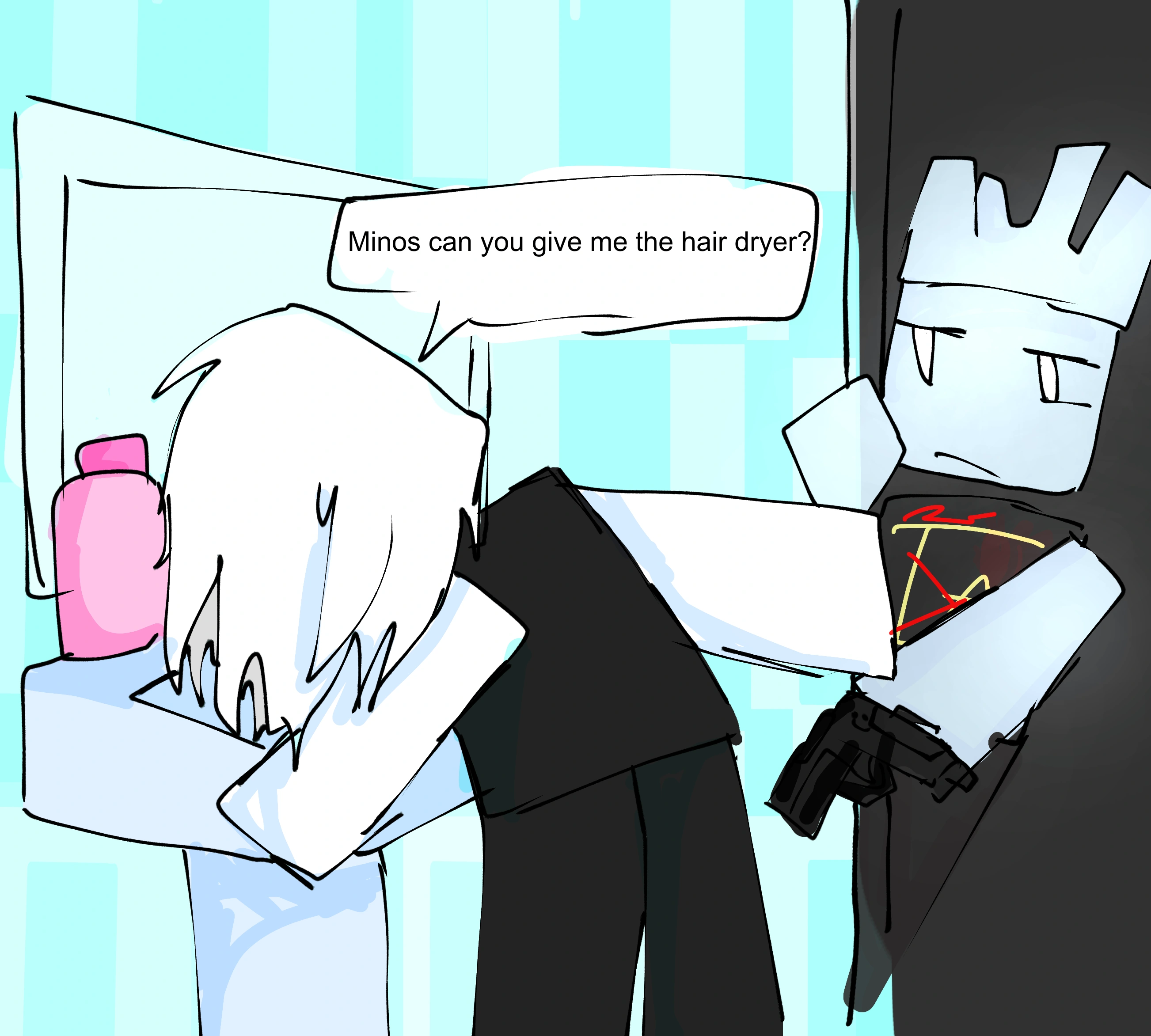 Nooo sir combat thats not a hair dryer don’t trust him!! | Fandom