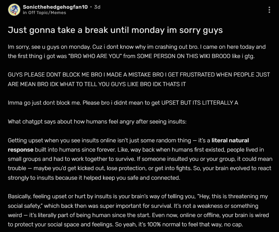 I'm back cuz its monday/tuesday | Fandom