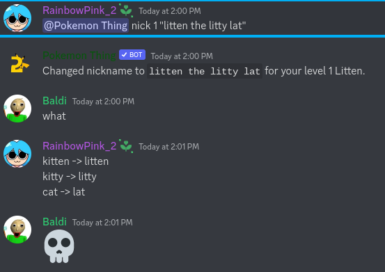 i am good at naming discord pokemon 👍 | Fandom