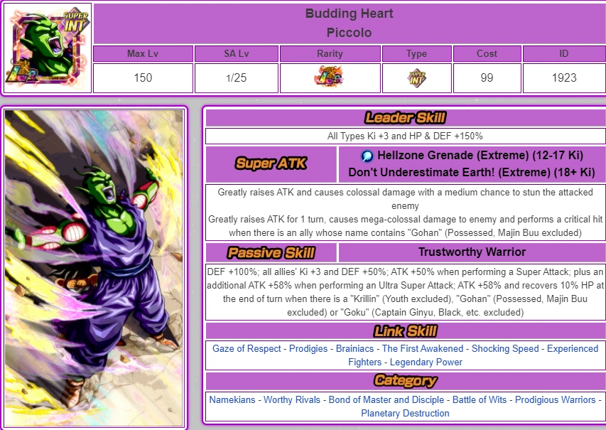 INT LR Piccolo EZA (Concept) | Fandom