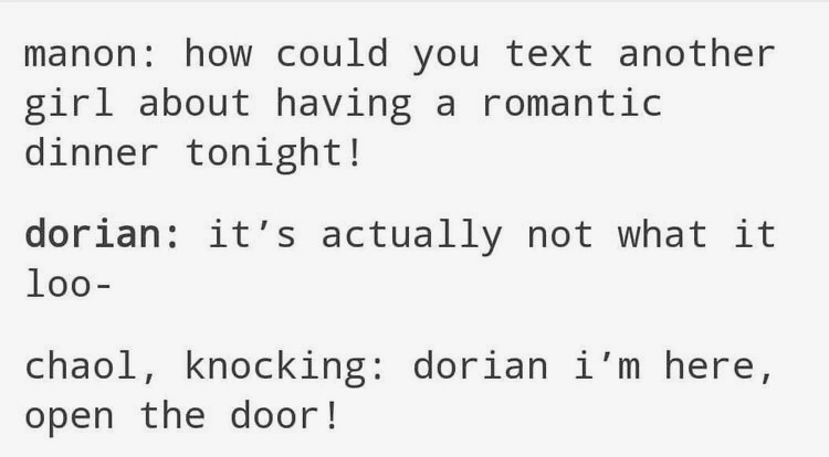 I don’t know why everyone pictures Chaol as a third wheel . But it’s so ...