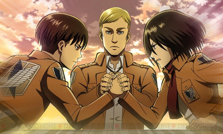 Captain Levi challenges Mikasa to an arm wrestling contest with ...