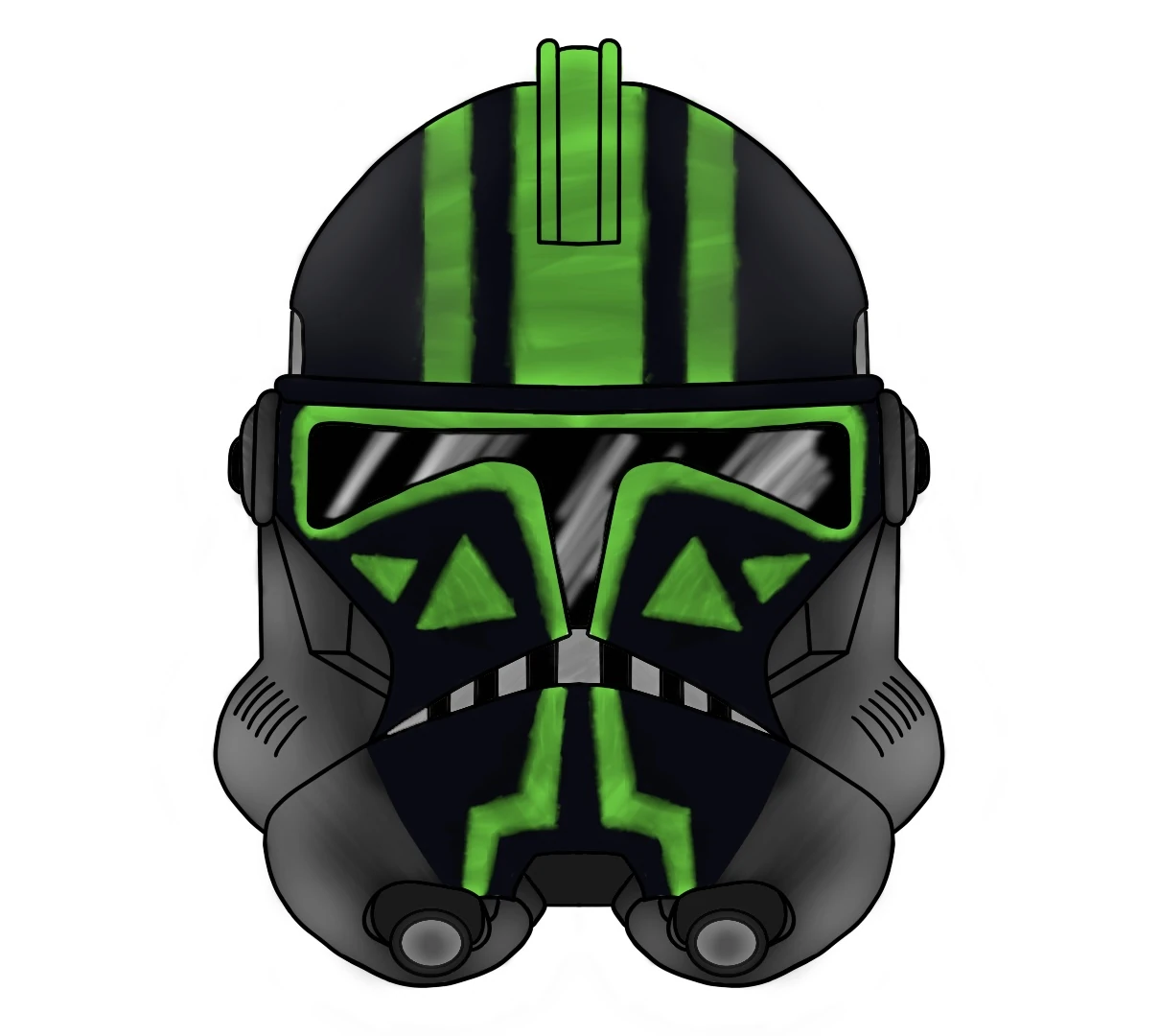 🎨 I made a custom clone helmet design | Fandom