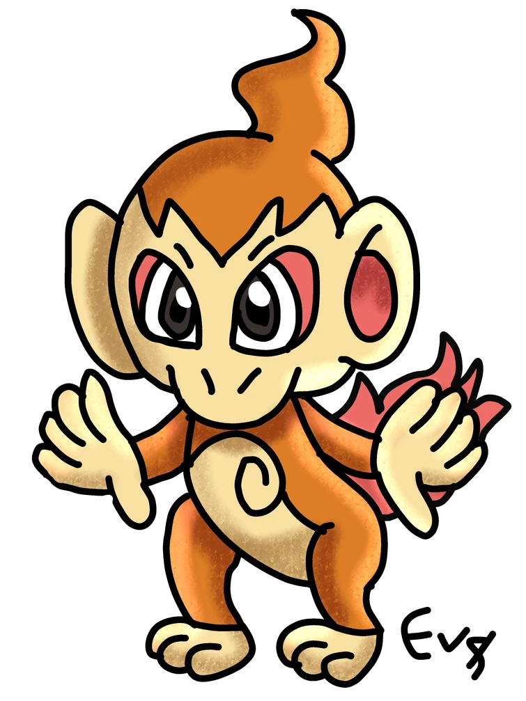 My drawing of Chimchar | Fandom