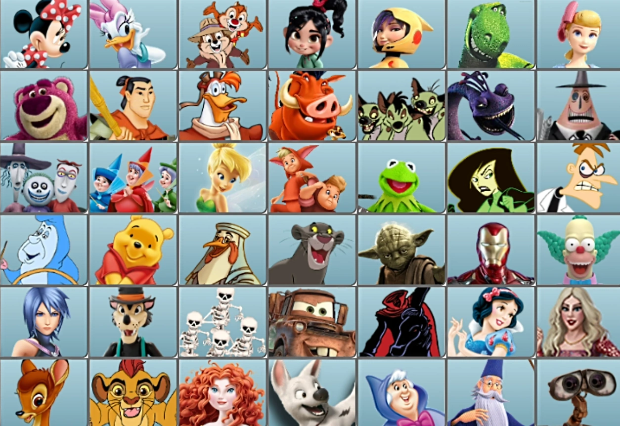 The complete list of assist characters in what I'm now calling "Disney ...