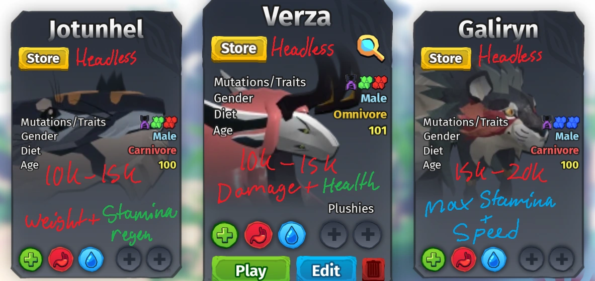 Selling Headless mutations | Fandom