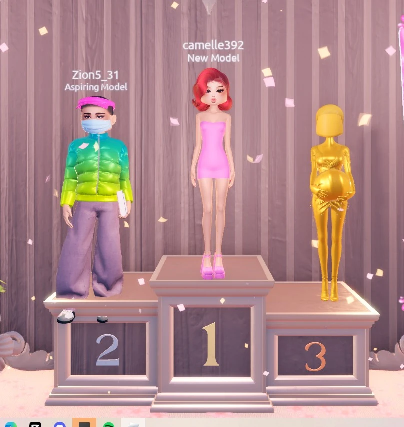 This server's outfits were horrendous, yet my outfit got last place and ...