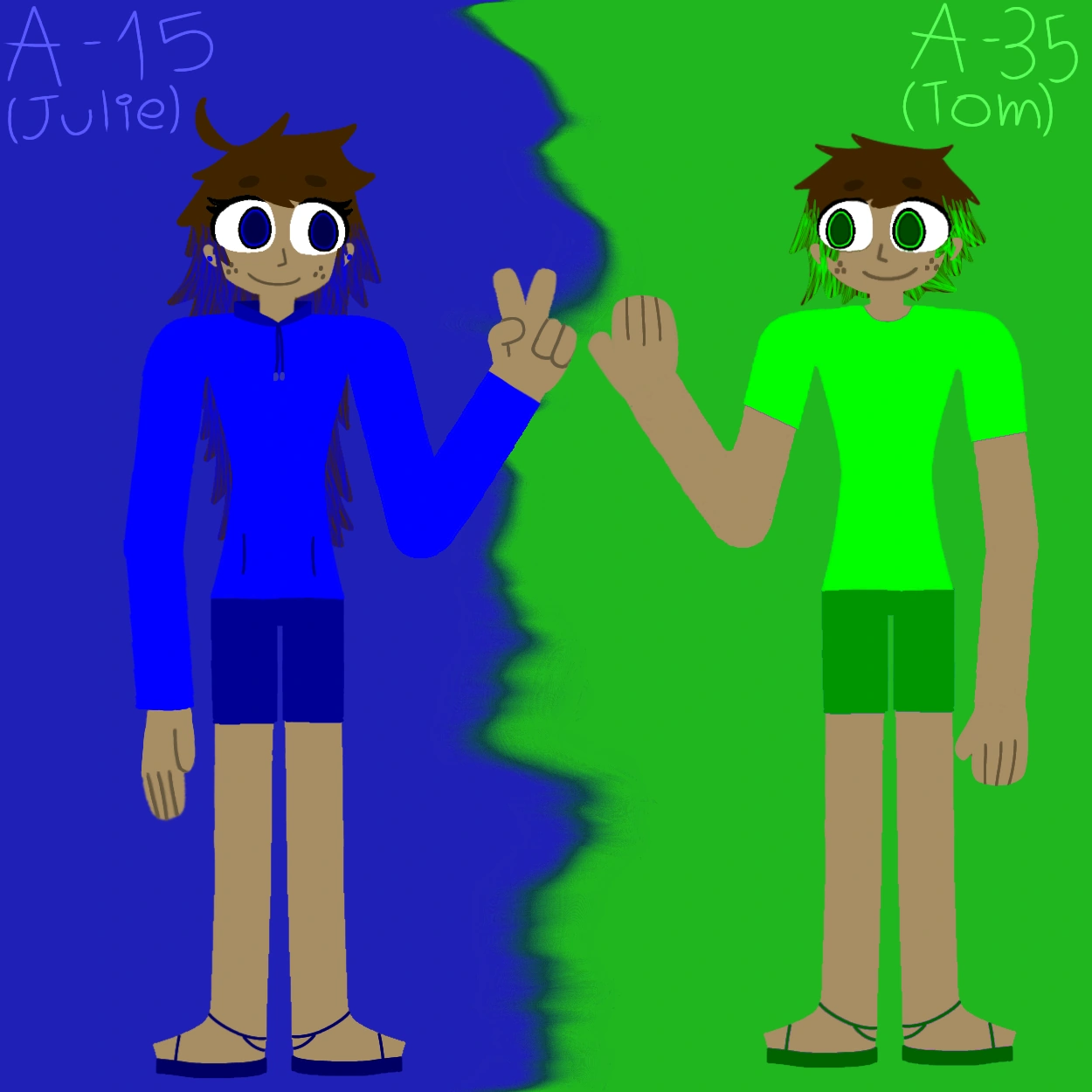 Humanized entities: A-15 and A-35 | Fandom