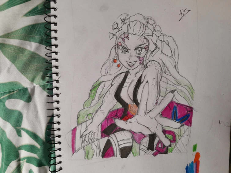 ~{Drawn Daki! Another drawing being posted later that being Kokushibo ...