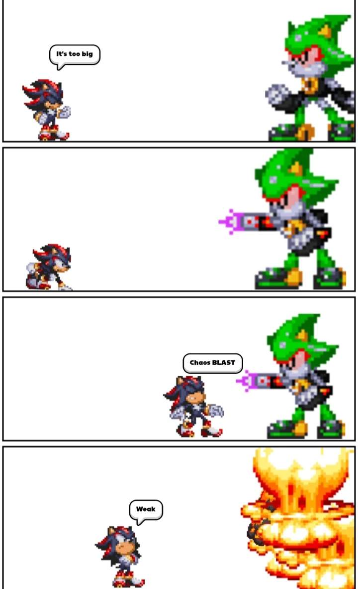 Shadow vs metal scrouge | Fandom