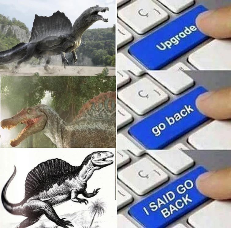 A Spinosaurus meme i made | Fandom