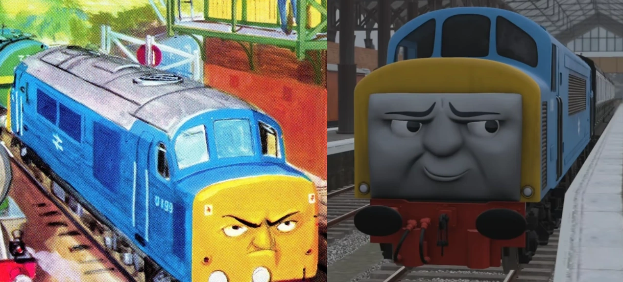Remember D199 from the Railway Series? This is him now in Thomas the ...