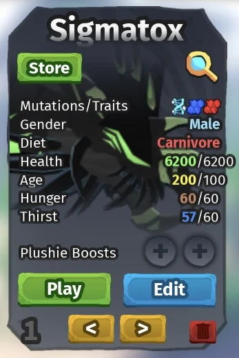 Desperate: Selling my diamond sigmatox for 10-20k it has 2 traits as ...