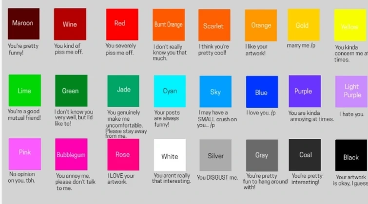 what color am i | Fandom