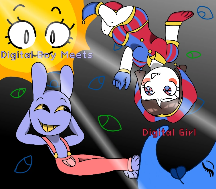 I crashed out quietly last night and digital-ized an art piece I made | Fandom