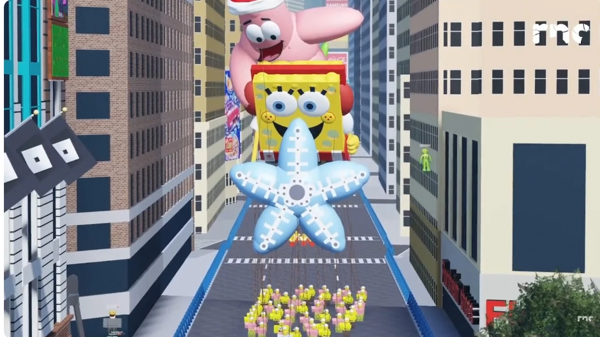 images for the gallery of the roblox macys parade march 2025 in balloon ...