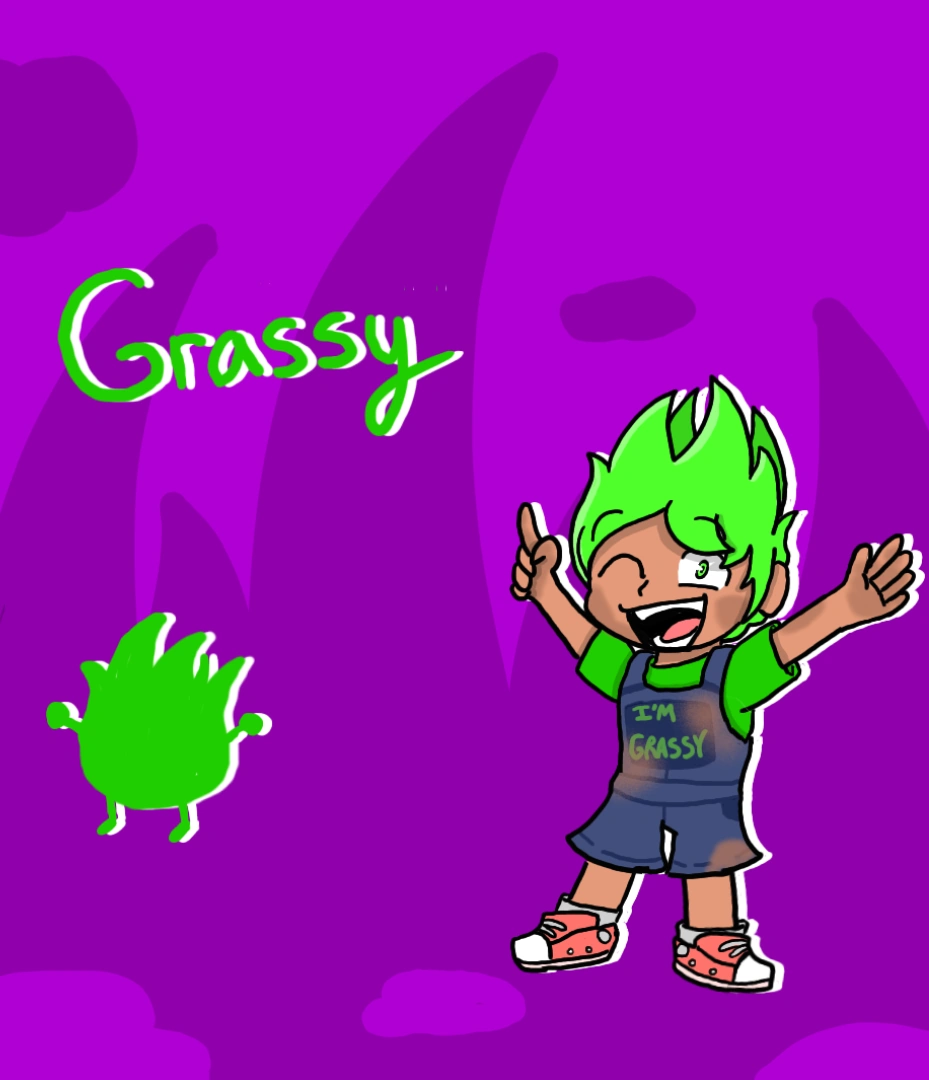 BFB Grassy Human | Fandom