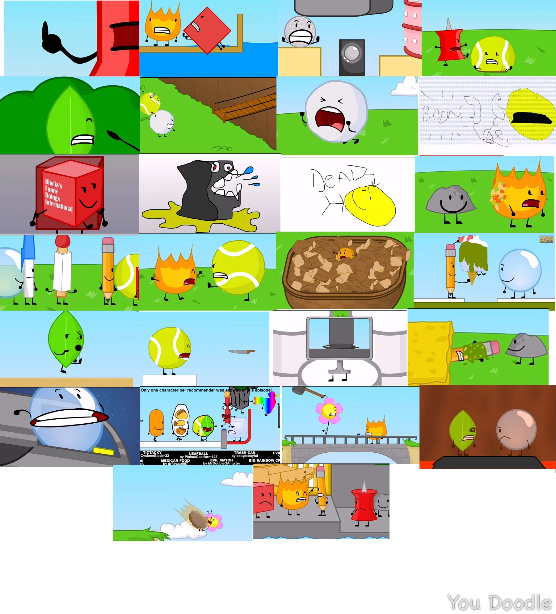Every single weird and cursed bfdi season 1 images | Fandom