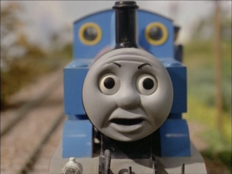 So it turns out Thomas' infamous "O" face... is just a screaming face ...