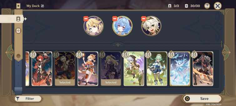 Share your current inventory of genius invocation tcg cards | Fandom