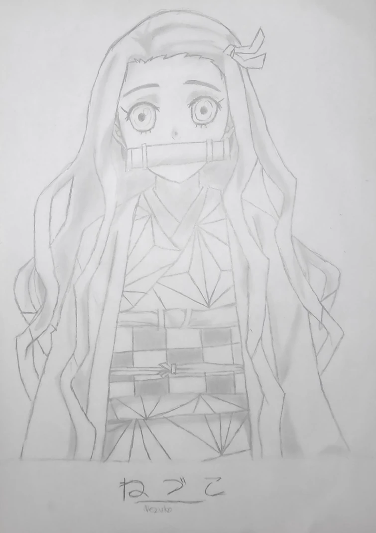 Finally finished drawing Nezuko | Fandom