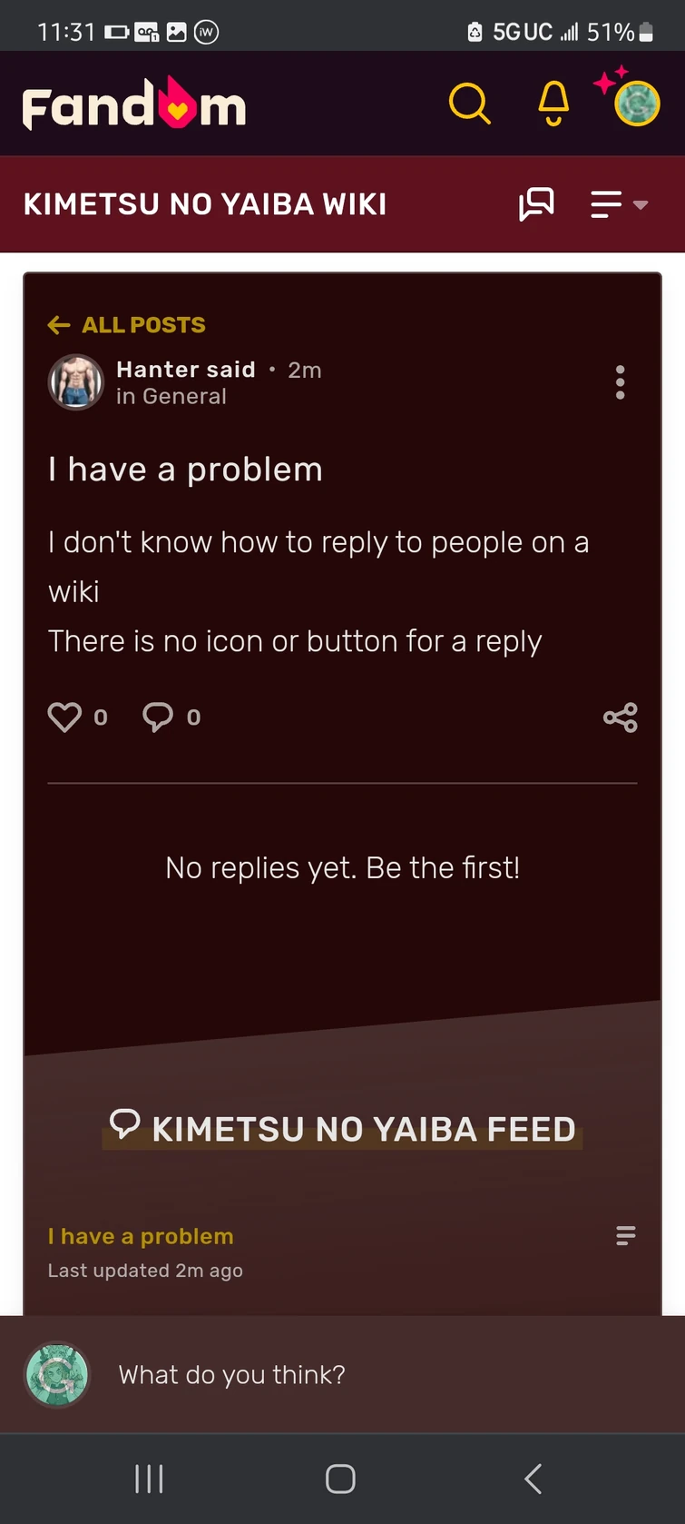 I have a problem | Fandom