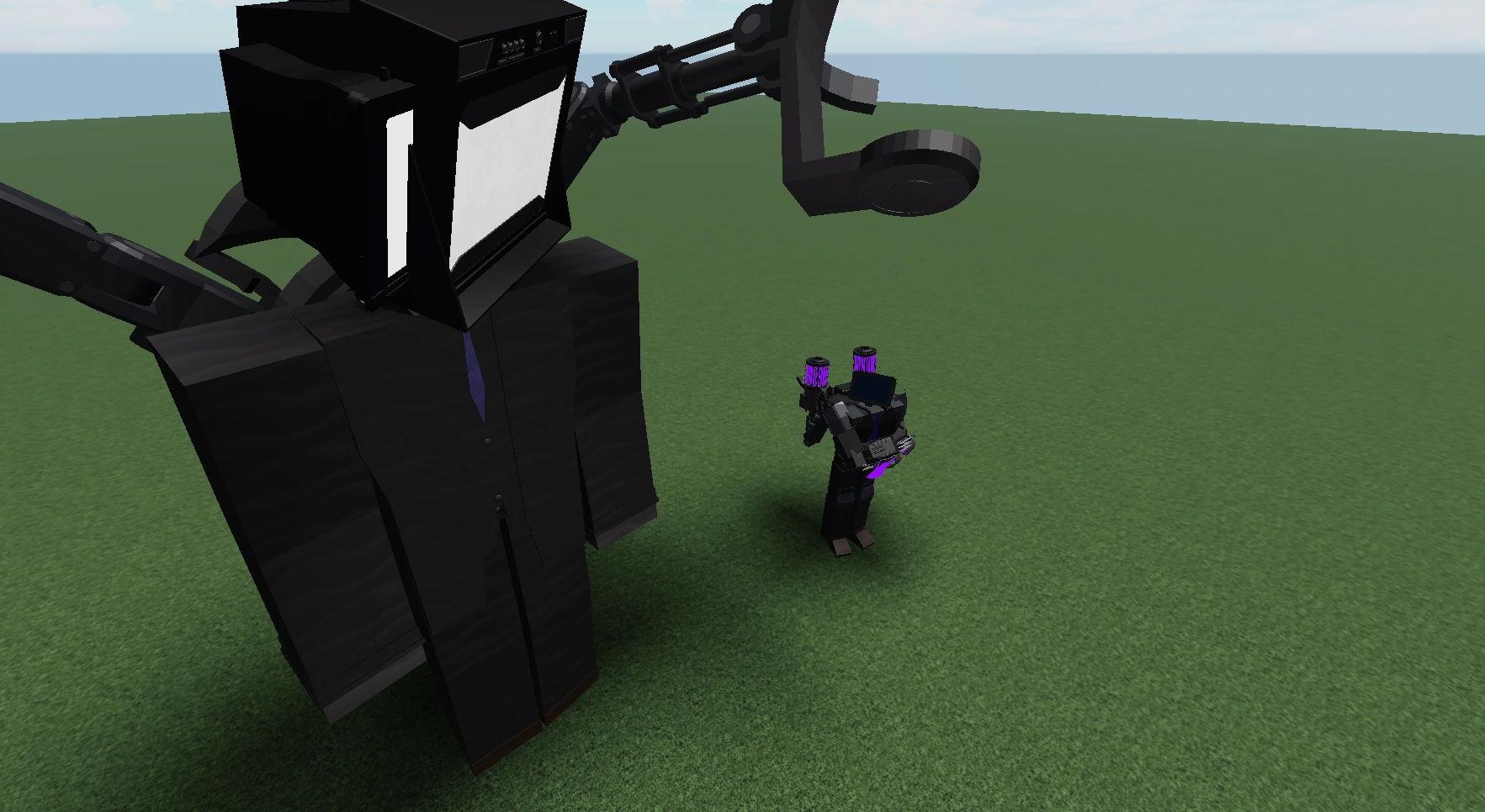 Polycephaly and Medium TV Man meet each other | Fandom