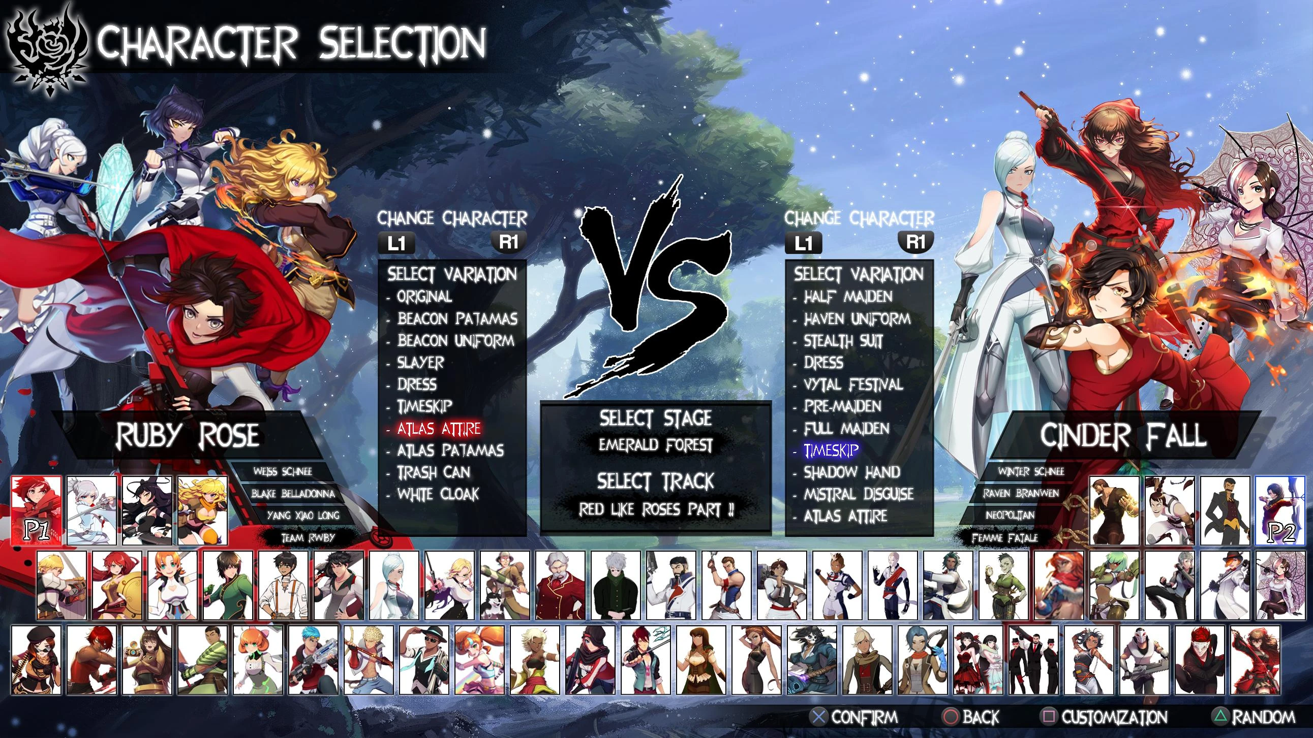 If There was RWBY fighting game what be character roster of this or any ...