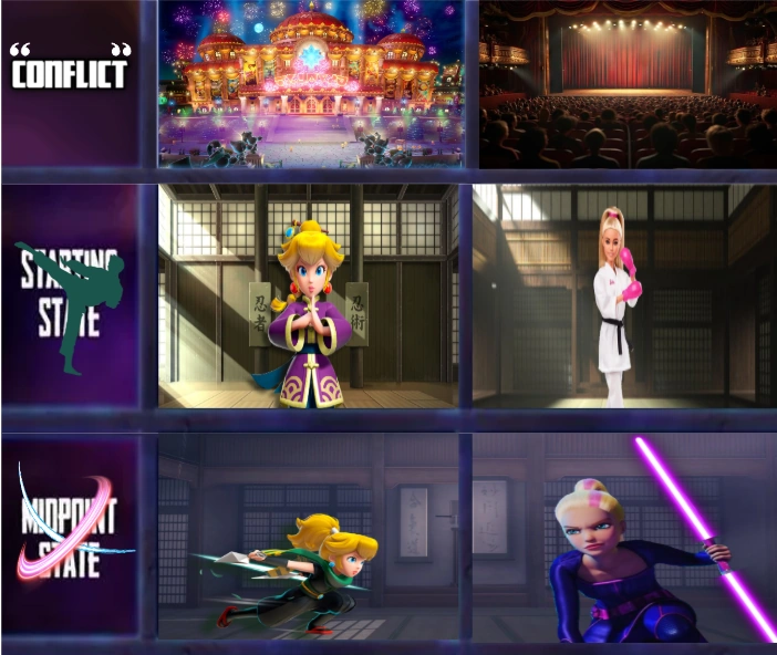 Princess Peach vs Barbie Fight Progression | Fandom