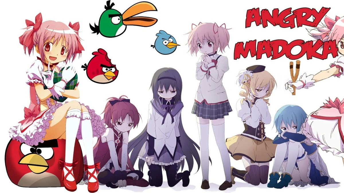 Angry Puella Magi Madoka Magica (Angry Bird meet Madoka)parody ...