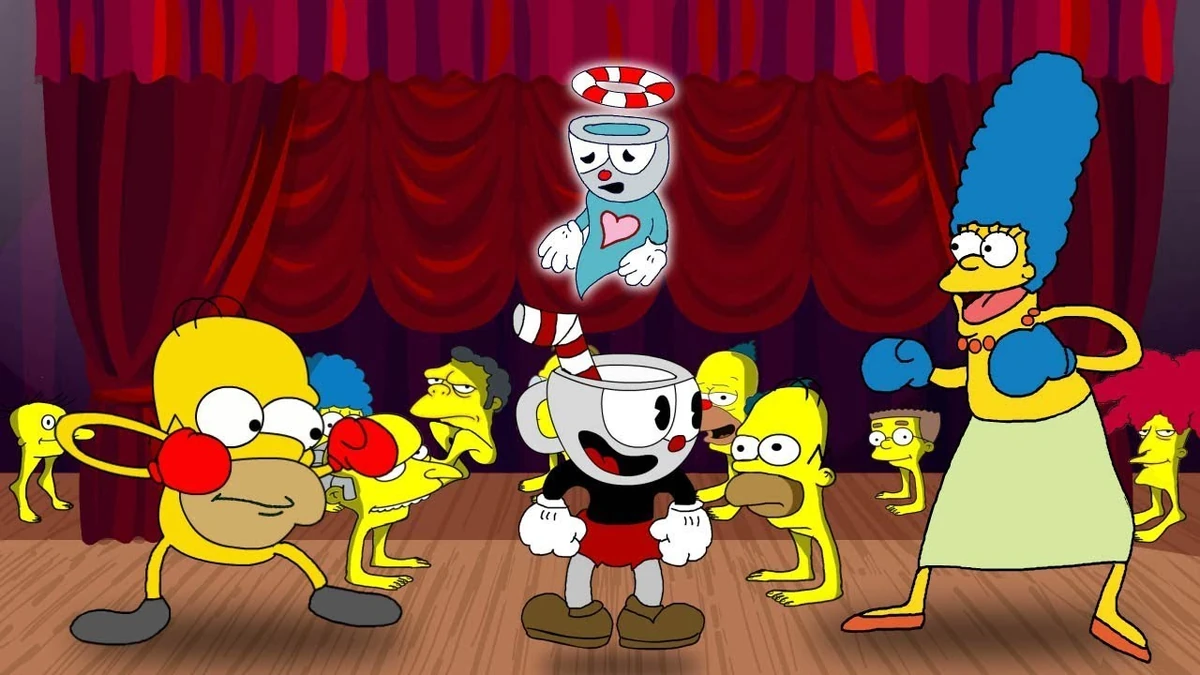 Homer Simpson in Cuphead Part 2 | 3LAMESTUDIO Wiki | Fandom