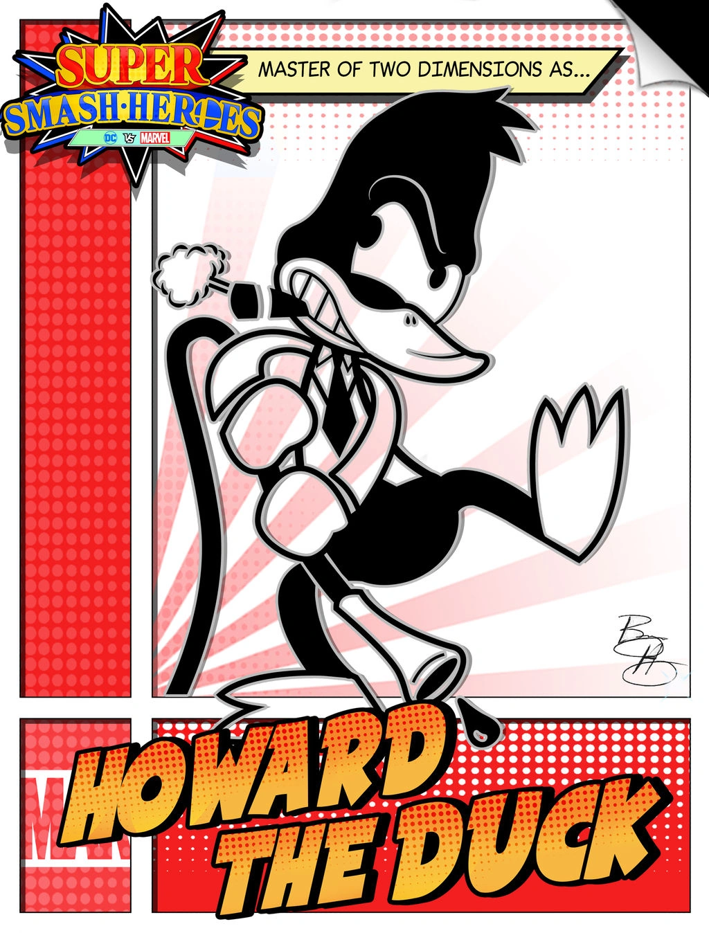 Mr. game and watch as Howard the Duck | Fandom