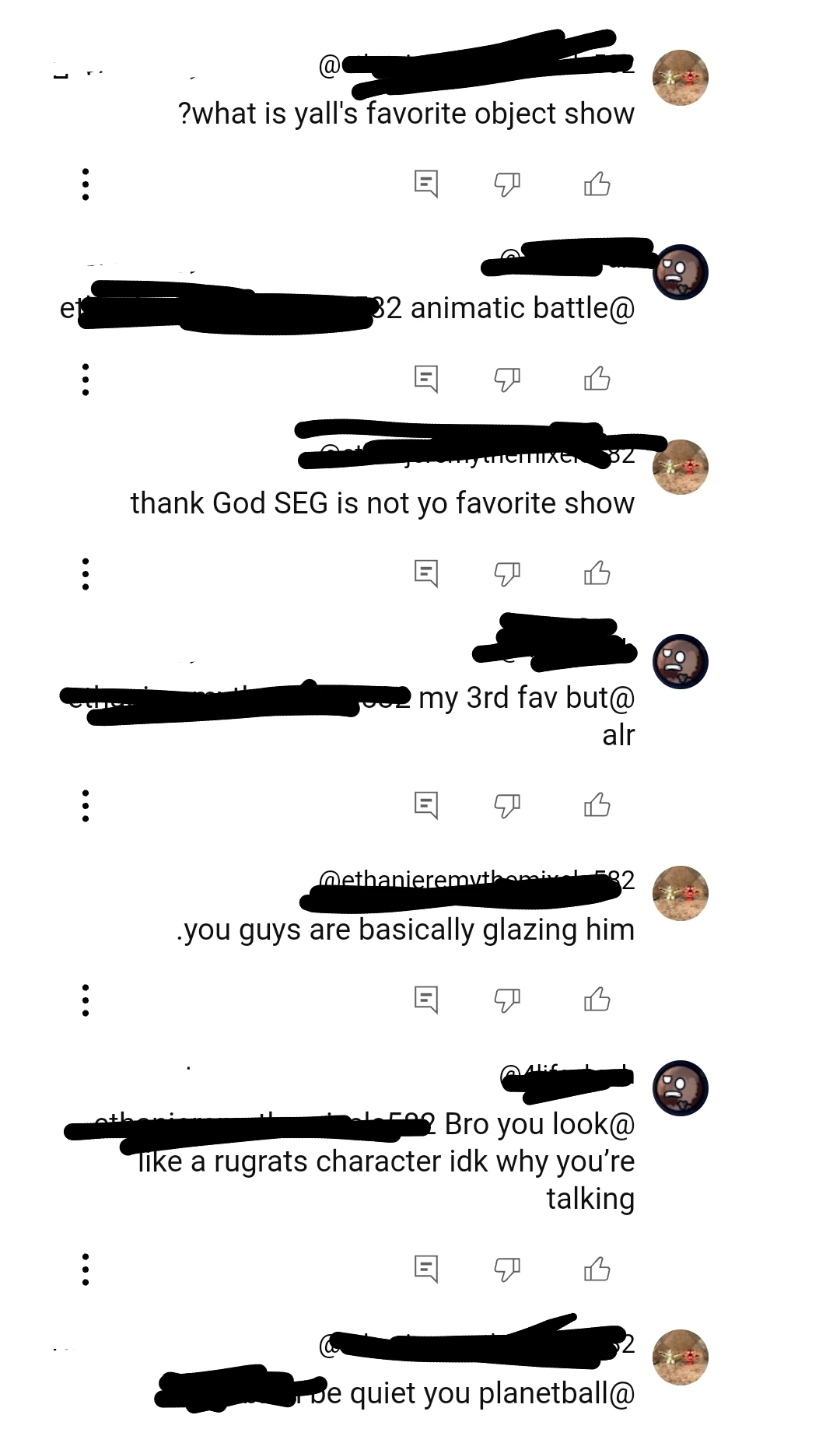 Average yt comment section argument: | Fandom