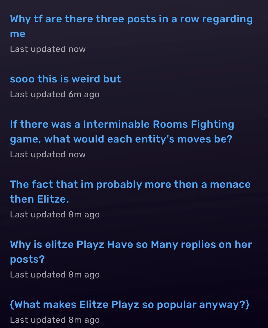 Why tf are there three posts in a row regarding me | Fandom