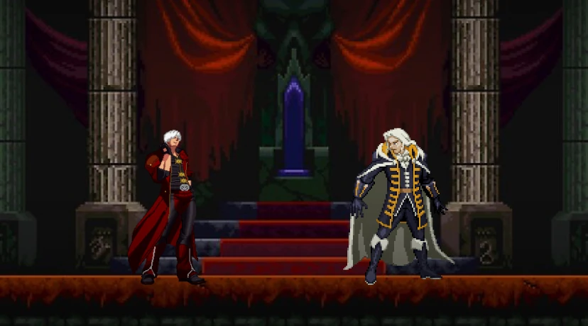 Alucard VS Dante Sprite Art | Fandom