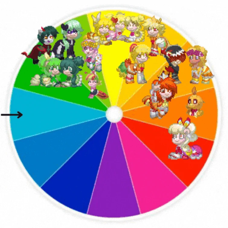 Choose light blue characters (Color Wheel) | Fandom