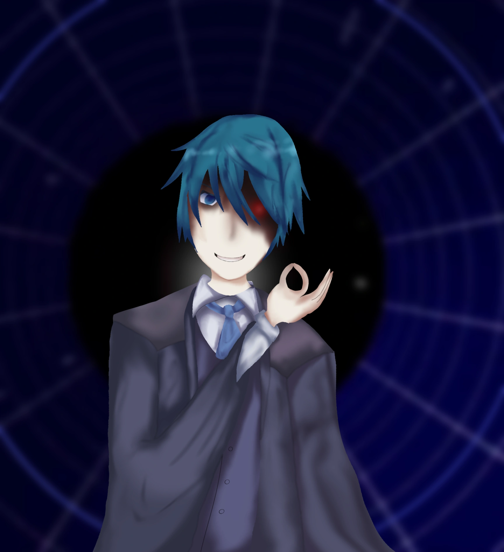 art based on the song "Akutoku no Judgment". | Fandom