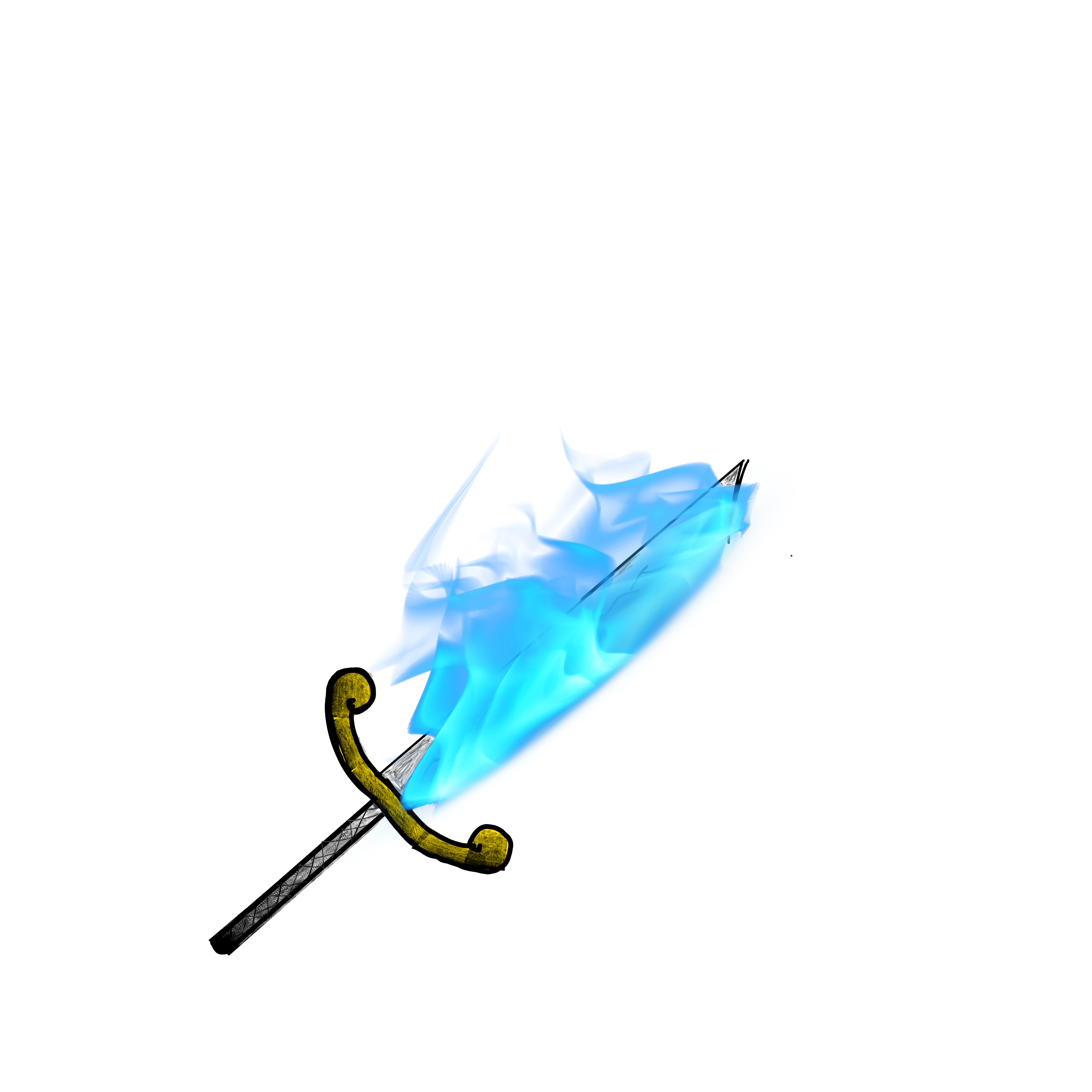 The Kitsune Katana [or the Flaming Azure Katana] | Fandom