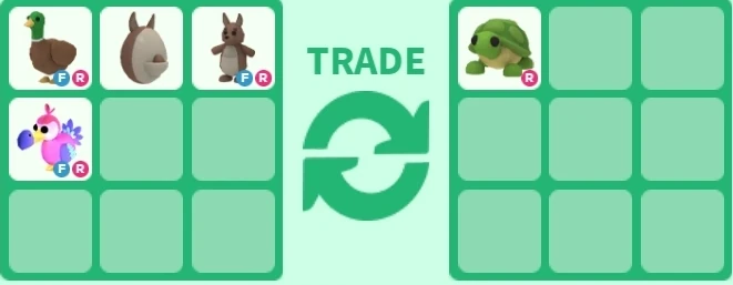 All trades i've done with/for turtles. | Fandom