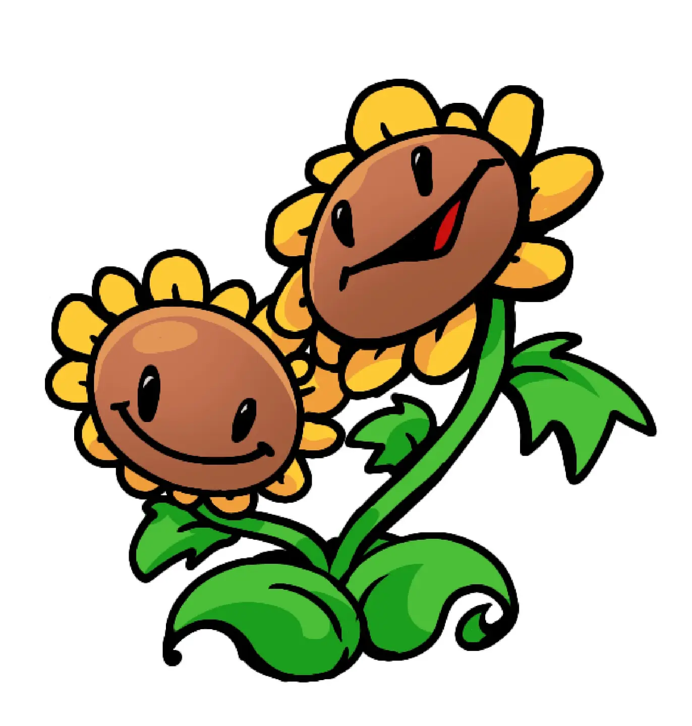 Awesome twin sunflower fanart by The Guardian/Ghostie, go send em some ...