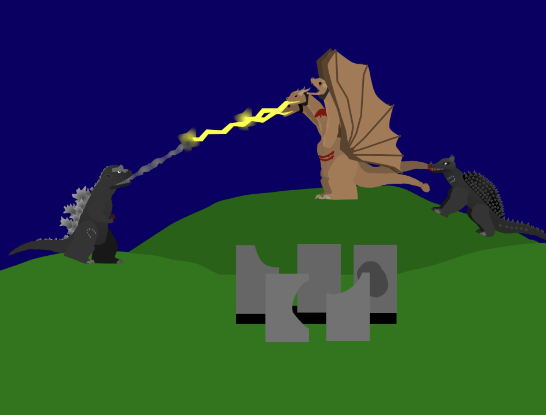 Some Art + Teaser #6 for My Godzilla Game | Fandom