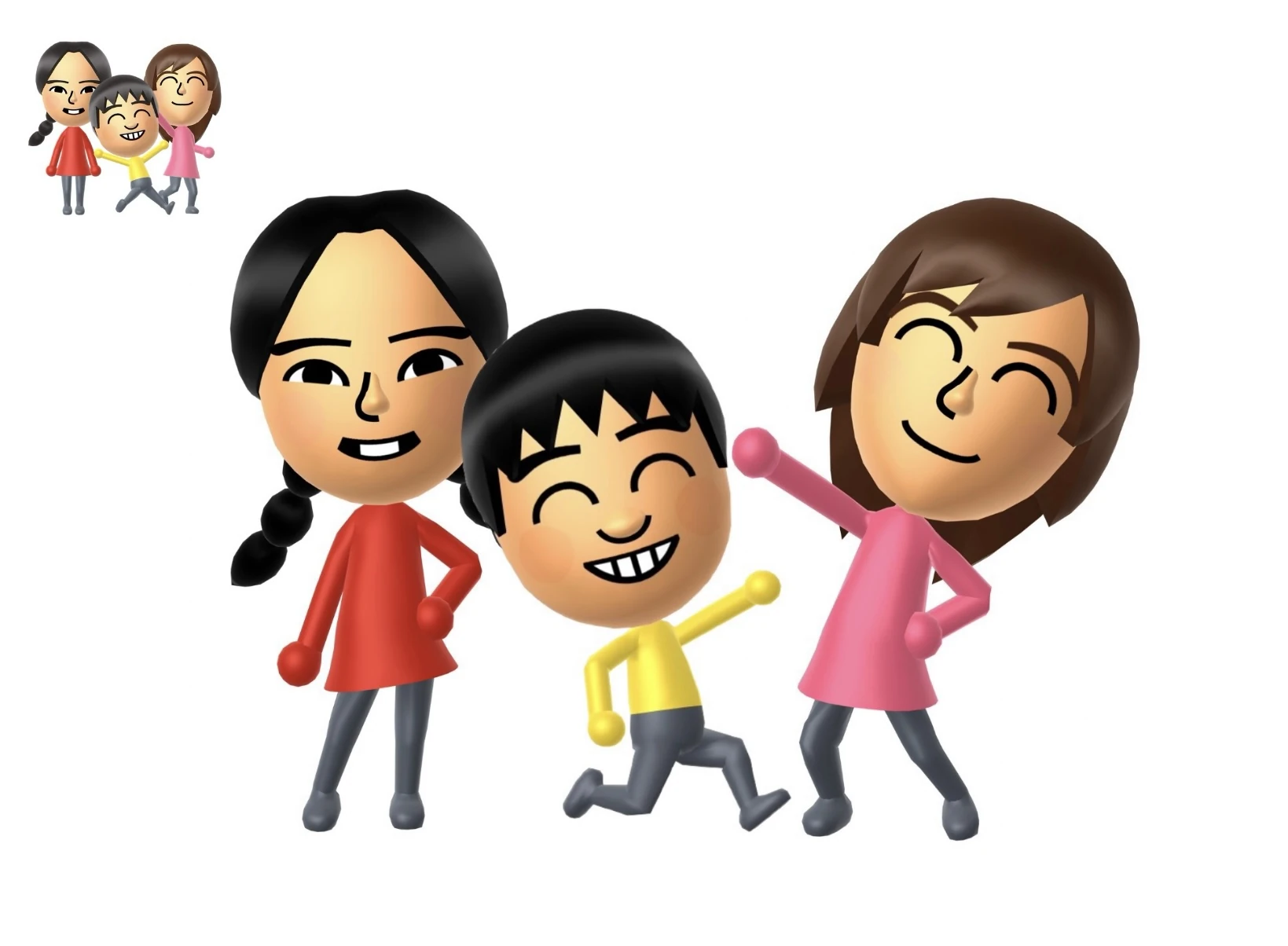 I recreated Xiao-Tong, Ji-hoon, and Rie together using Mii render and it reference someone: | Fandom