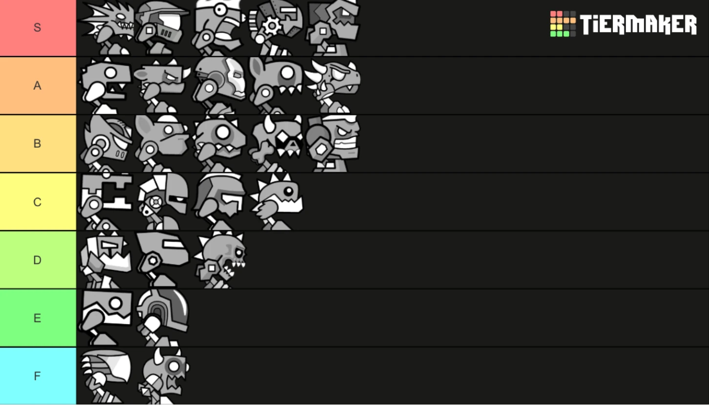 GD Robot Tier List | Fandom